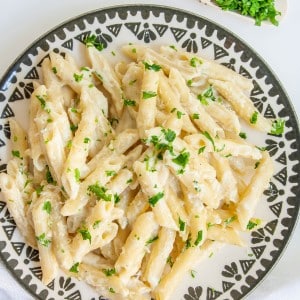 One Pot Creamy Parmesan Pasta - Craving Home Cooked