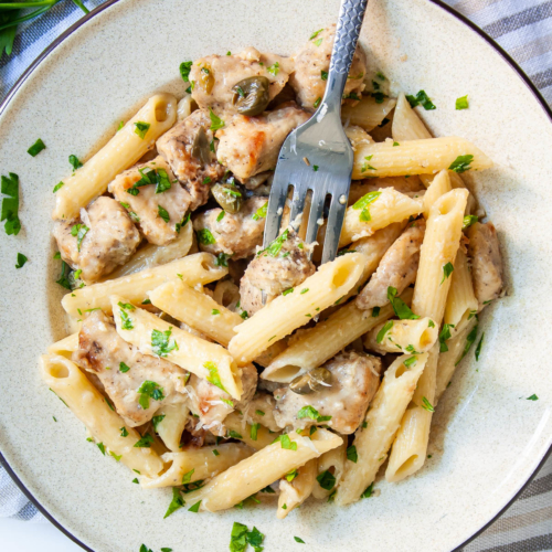 Chicken Piccata Pasta - Craving Home Cooked