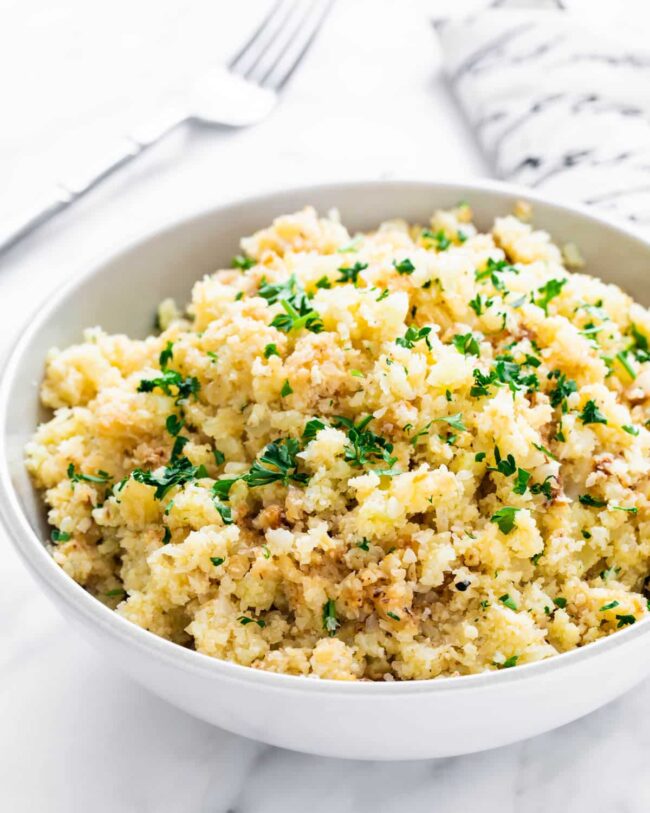 Cauliflower Rice - Craving Home Cooked