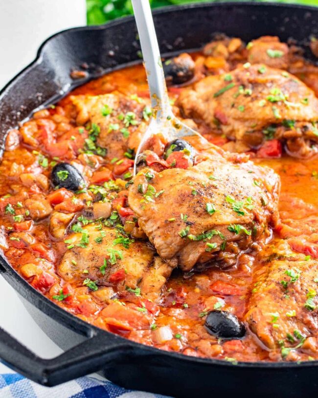Chicken Cacciatore - Craving Home Cooked