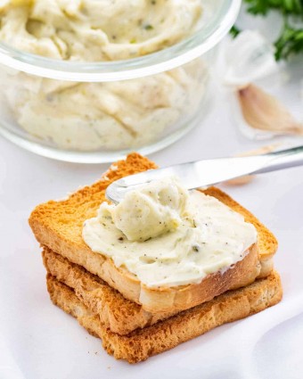 Homemade Garlic Butter - Craving Home Cooked