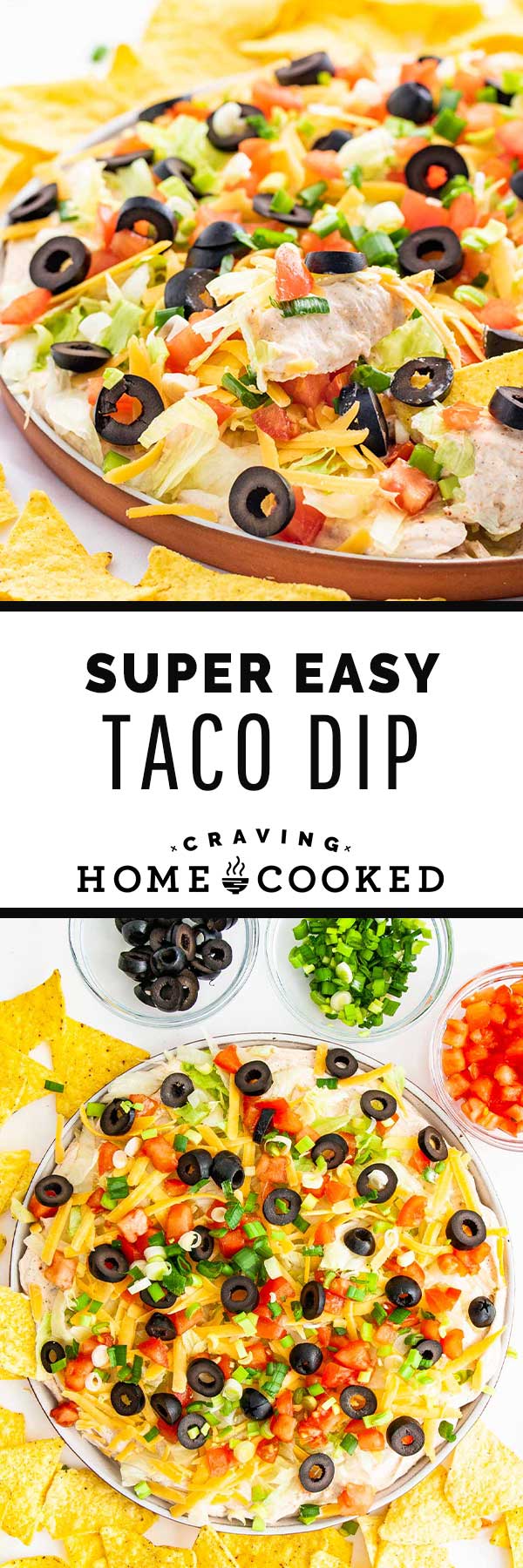 Super Easy Taco Dip - Craving Home Cooked