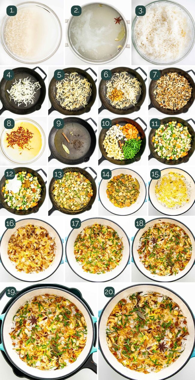 Vegetable Biryani - Craving Home Cooked
