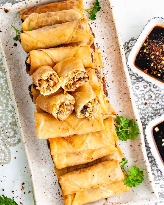 Spring Roll Recipe - Craving Home Cooked