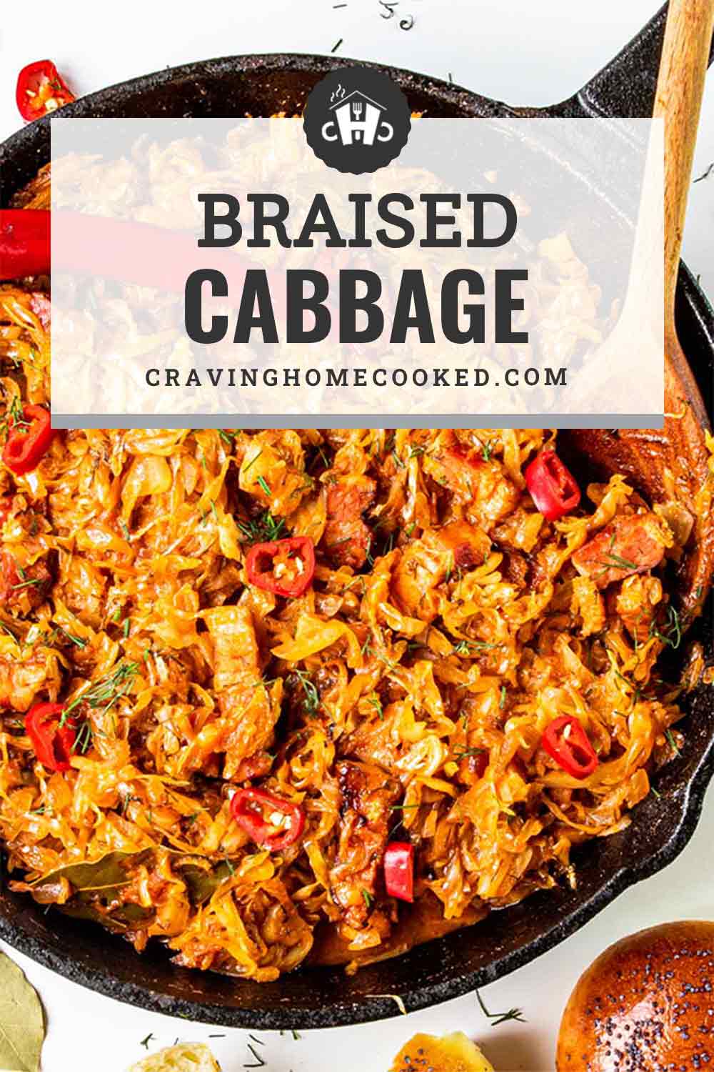 Braised Cabbage - Craving Home Cooked