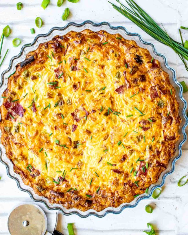Crustless Quiche - Craving Home Cooked