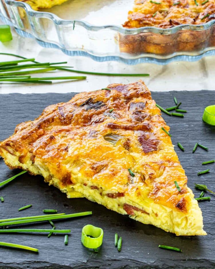 Crustless Quiche - Craving Home Cooked