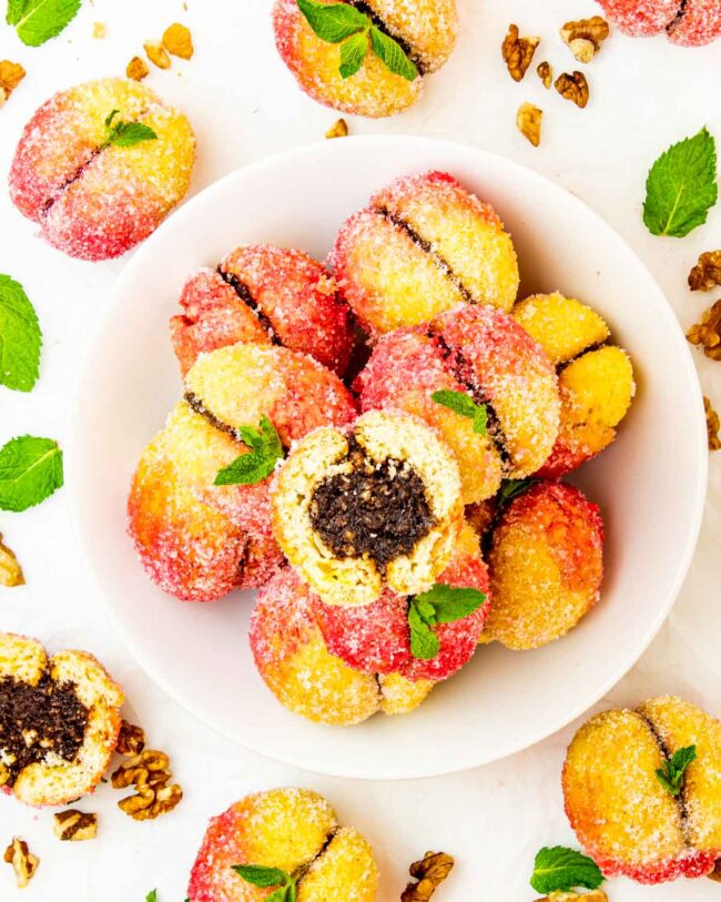 Italian Peach Cookies - Craving Home Cooked