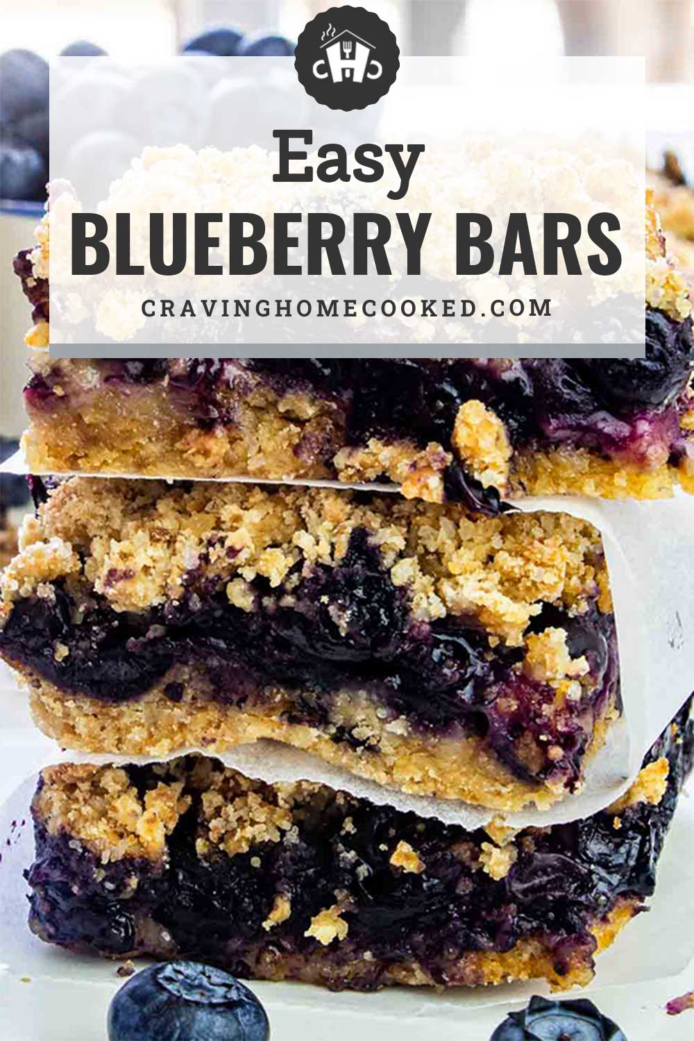 Blueberry Bars - Craving Home Cooked