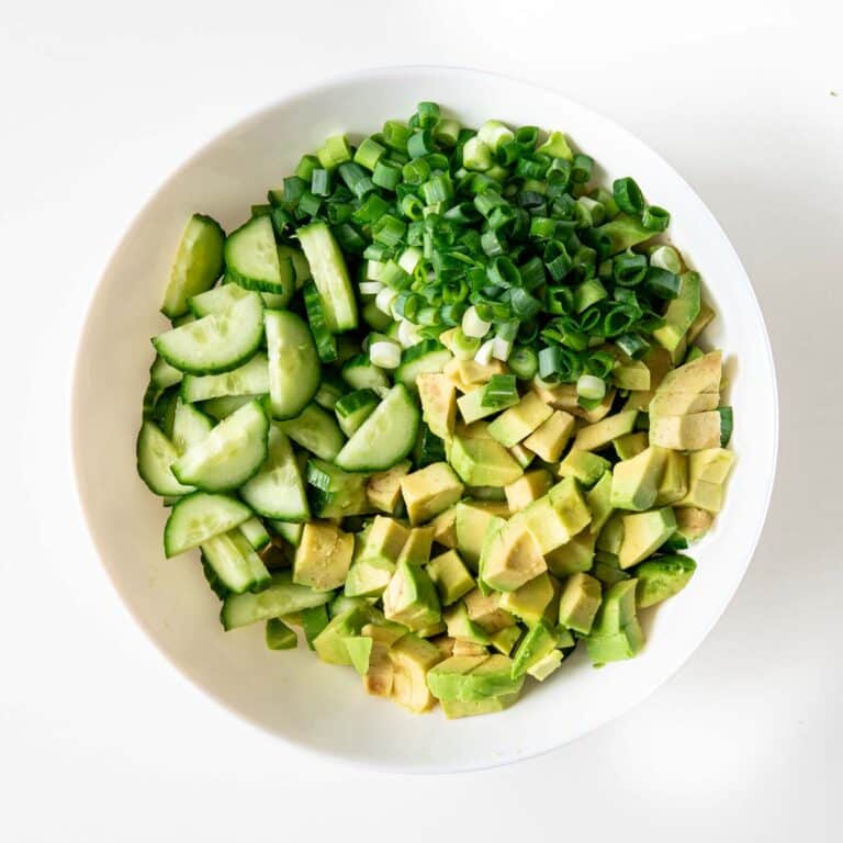 Cucumber Avocado Salad - Craving Home Cooked