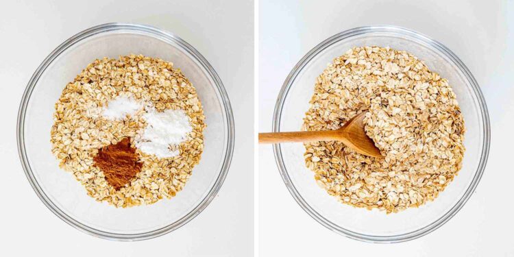 Apple Pie Baked Oatmeal - Craving Home Cooked