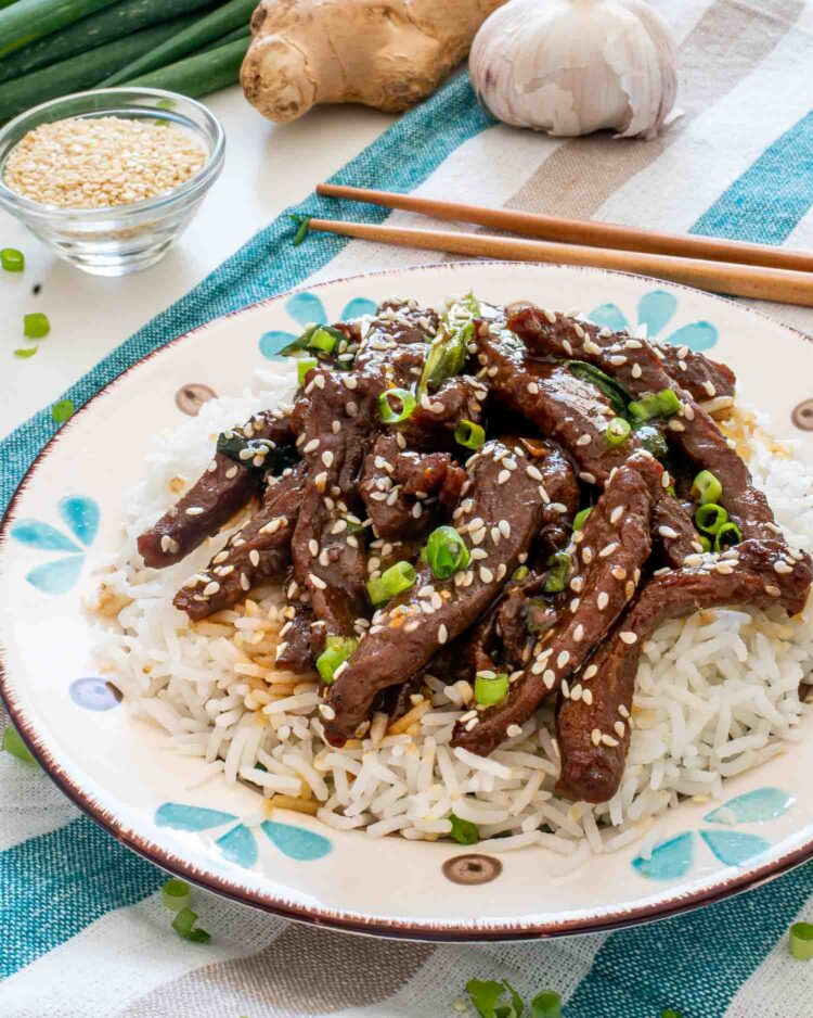 Chinese Sizzling Beef - Craving Home Cooked