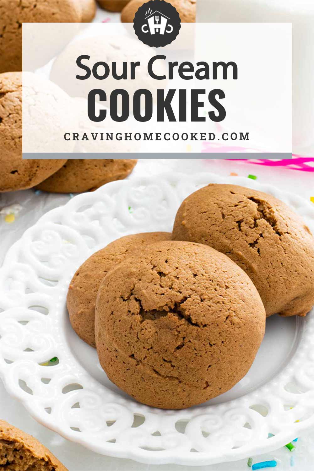 Sour Cream Cookies - Craving Home Cooked