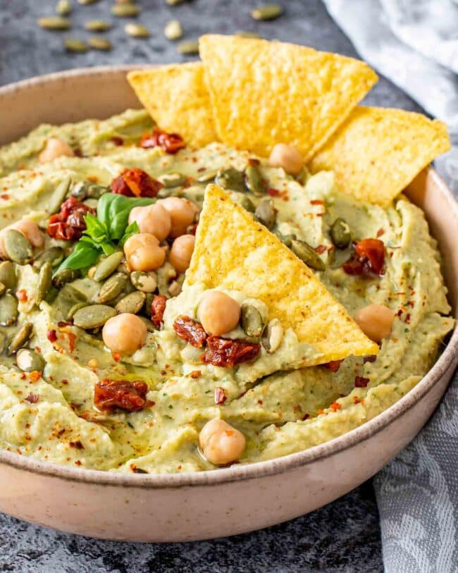 Avocado Basil Dip - Craving Home Cooked