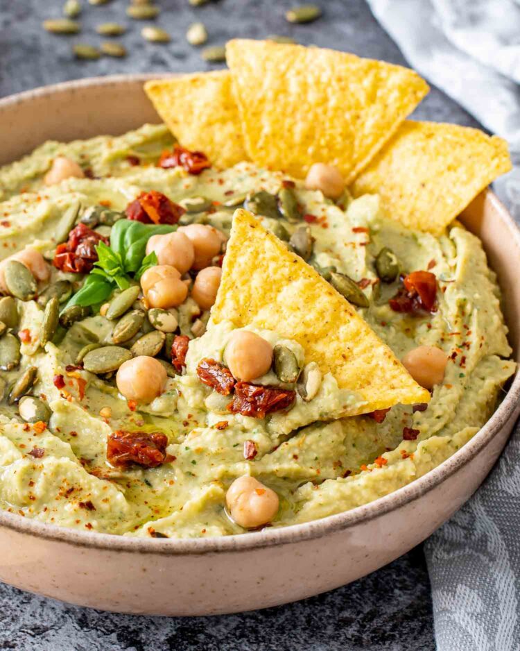 Avocado Basil Dip - Craving Home Cooked