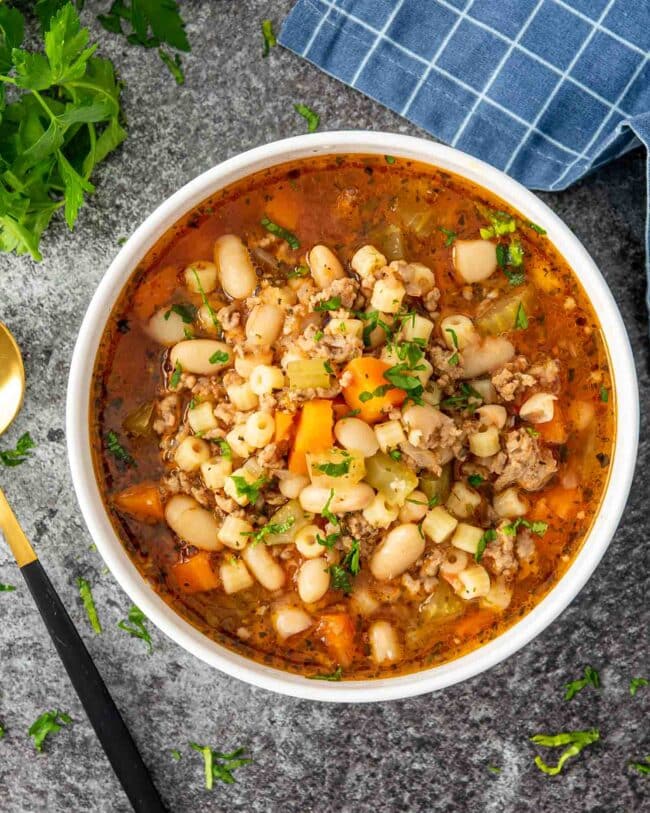 Pasta Fagioli - Craving Home Cooked
