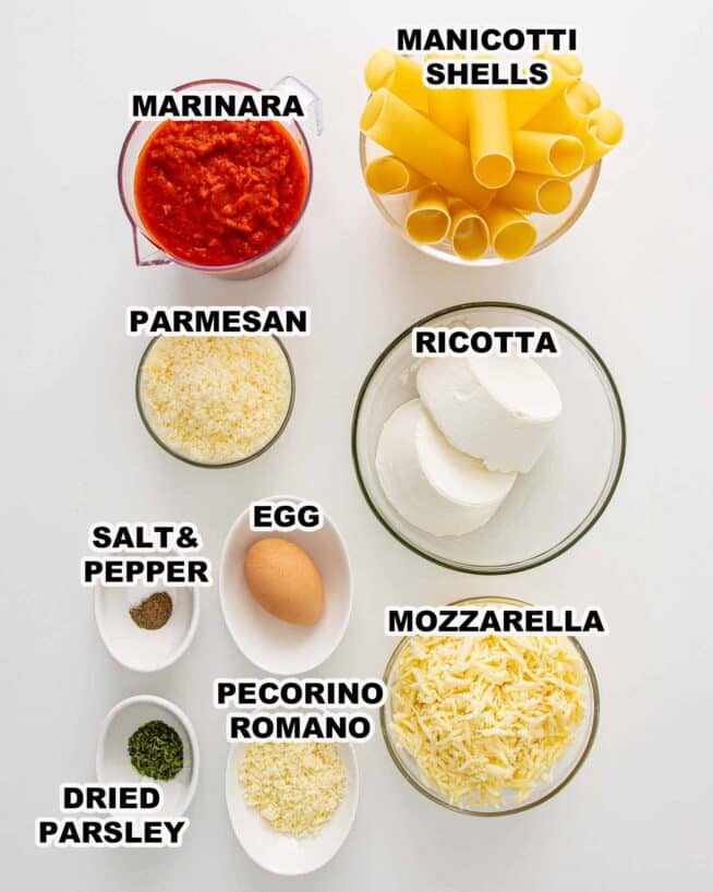 Cheese Stuffed Manicotti - Craving Home Cooked