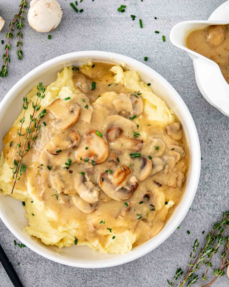 Mushroom Gravy - Craving Home Cooked