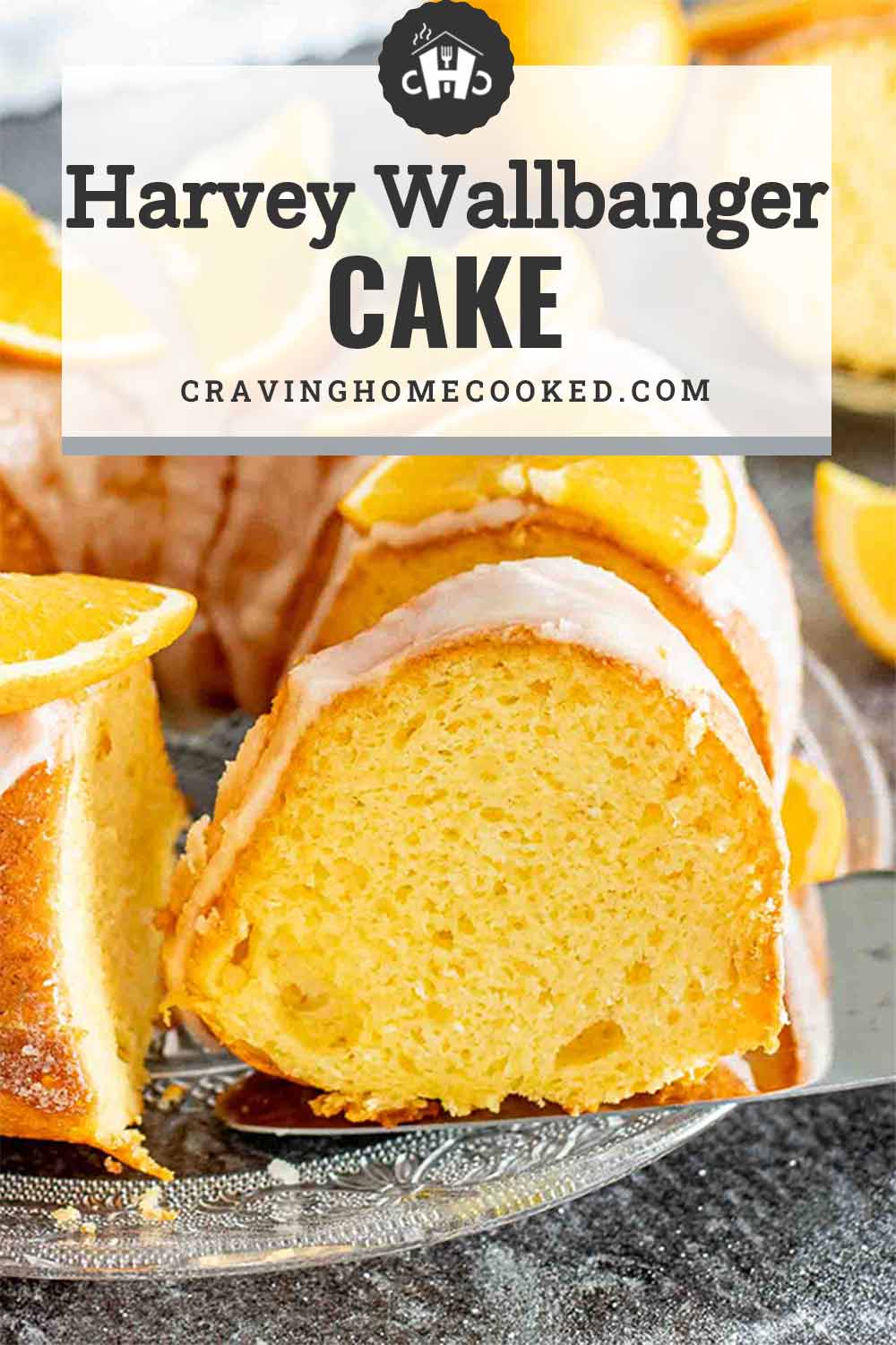 Harvey Wallbanger Cake - Craving Home Cooked