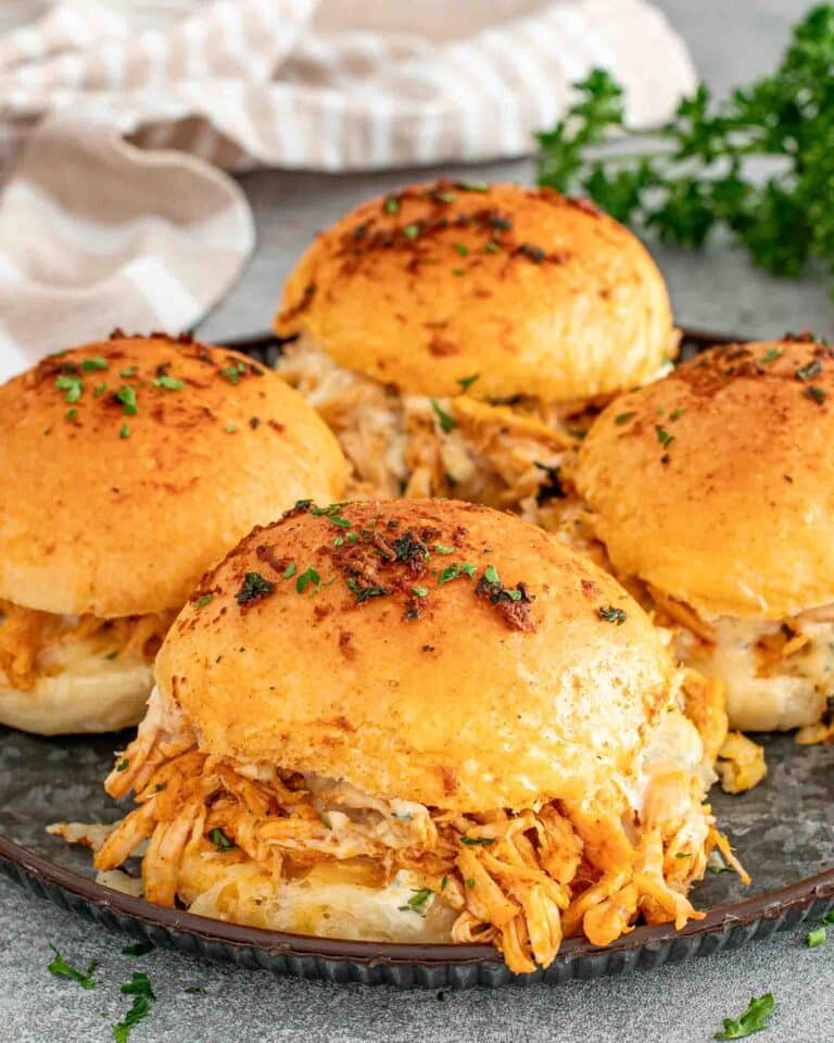Buffalo Chicken Sliders - Craving Home Cooked
