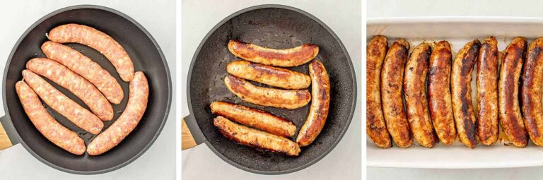 Bangers And Mash With Onion Gravy - Craving Home Cooked