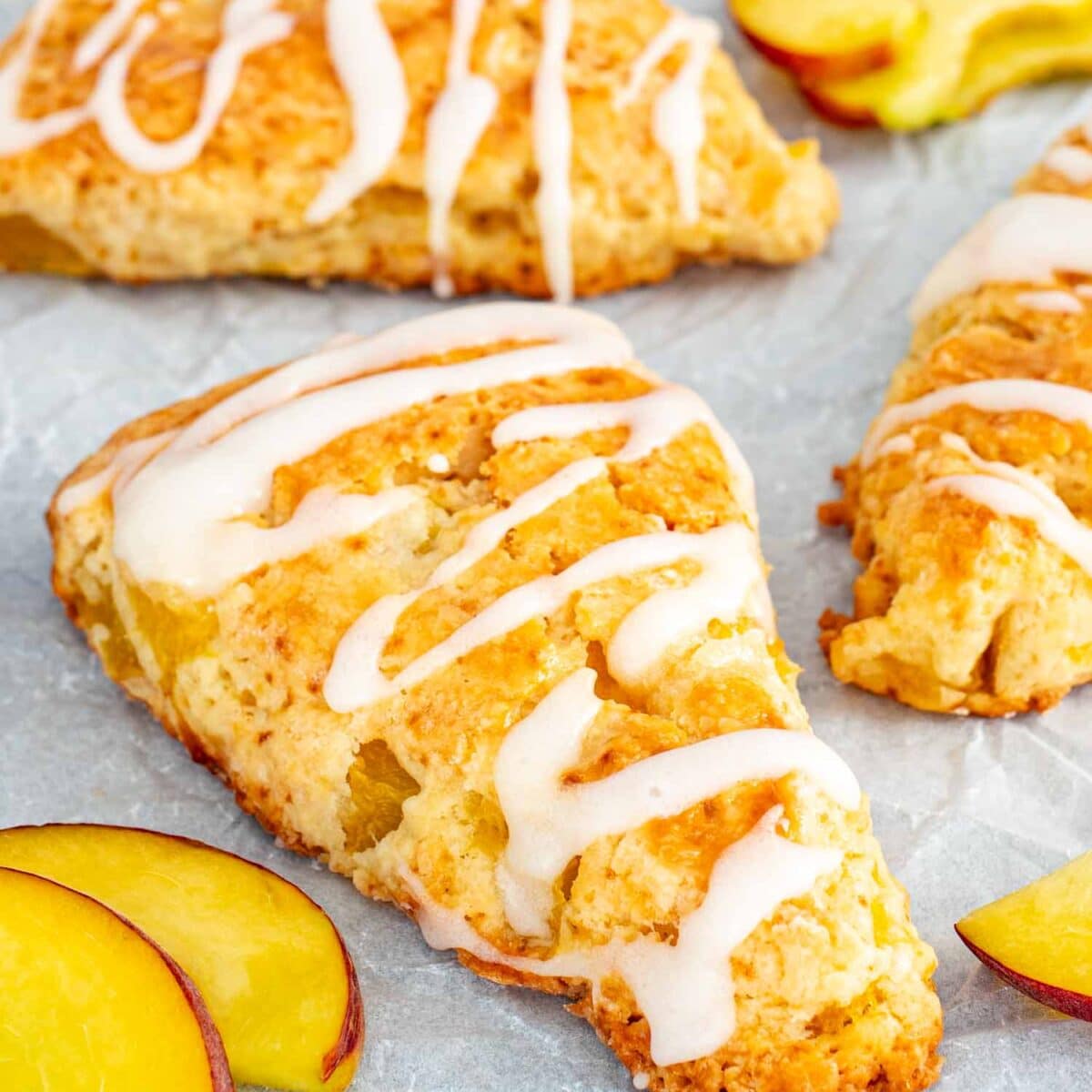 Peach Scones - Craving Home Cooked