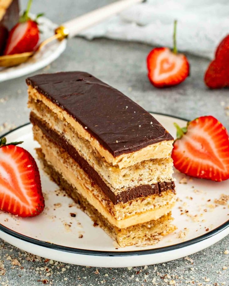 Opera Cake - Craving Home Cooked