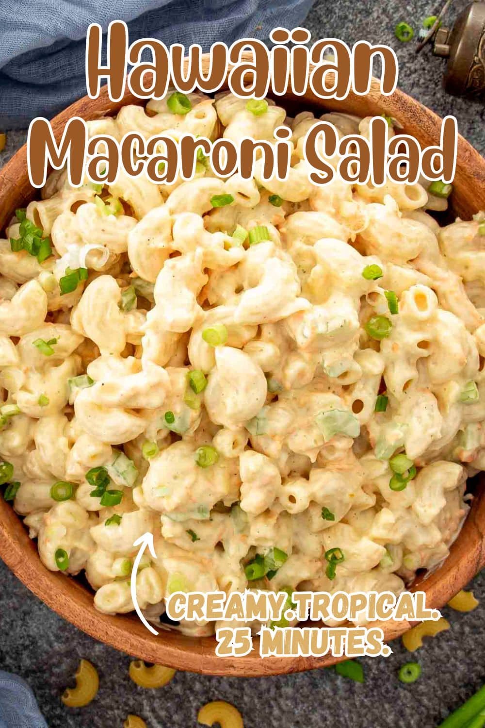 Hawaiian Macaroni Salad - Craving Home Cooked