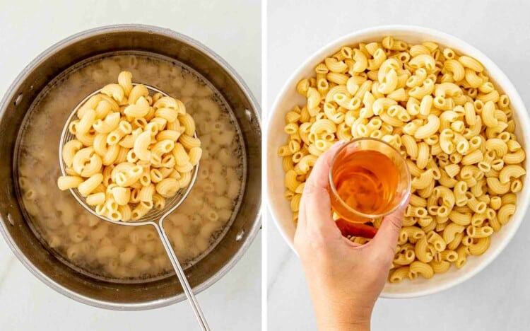 Hawaiian Macaroni Salad - Craving Home Cooked