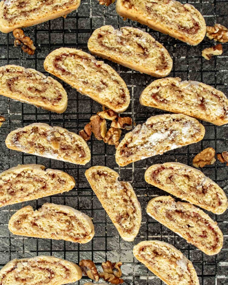 Italian Nut Roll Cookies - Craving Home Cooked