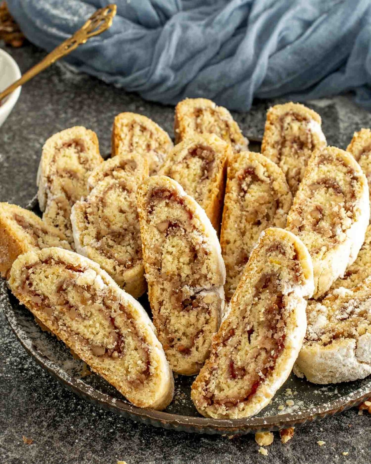 Italian Nut Roll Cookies - Craving Home Cooked