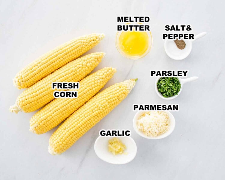 Garlic Parmesan Corn on the Cob - Craving Home Cooked