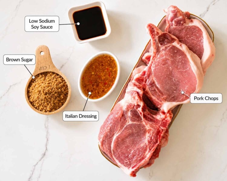 Brown Sugar Italian Pork Chops - Craving Home Cooked